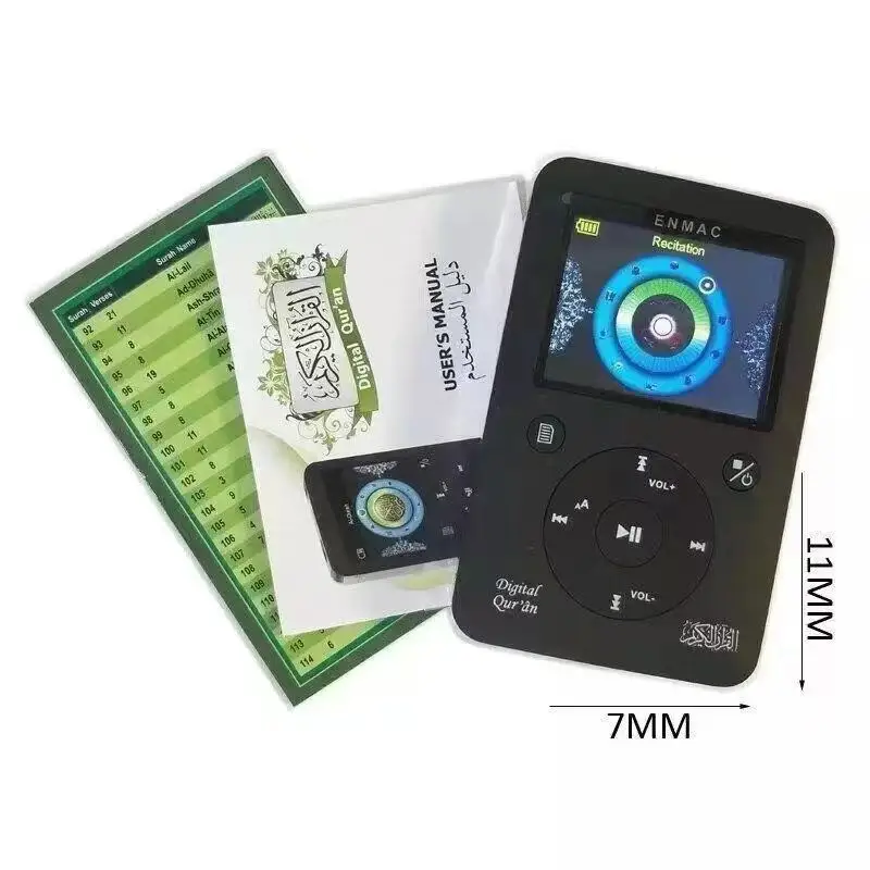 Digital Quran Player Enmac 2.5 Inch Lcd Display Coran Speaker Mp4 ...