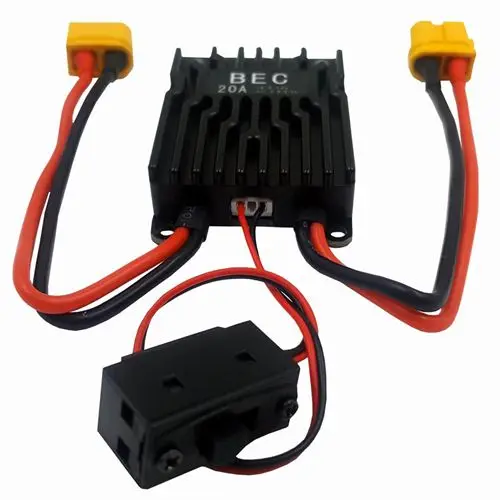Rccskj High Current Linear Regulator Bec Ubec 20a 2-3s Lipo With Switch ...