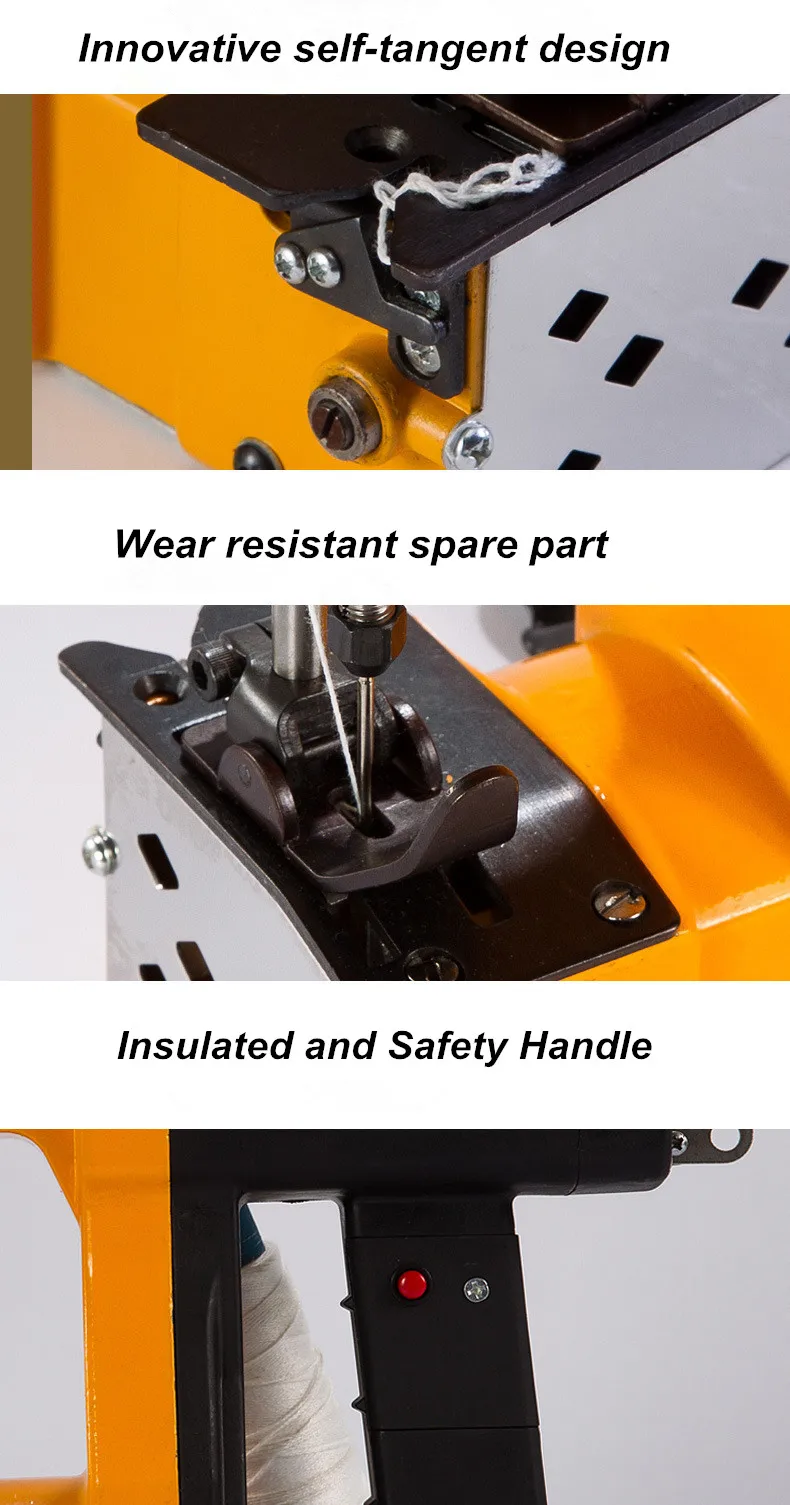 GK9-890 Portable Bag Closer Machine - High Accuracy & Speed