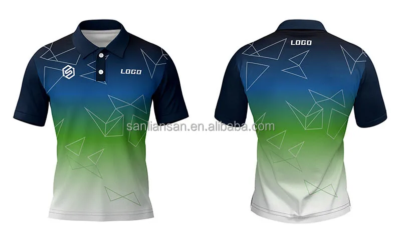 Custom Sport Tee Full Sublimation Golf Jersey Men's Polo Shirts - Buy ...
