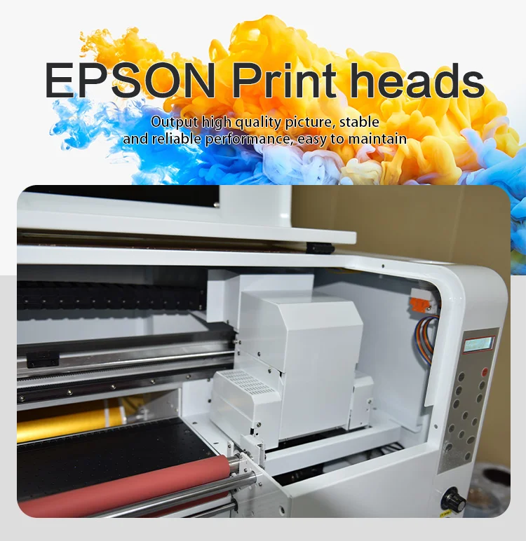 Desktop A3 Uv Dtf Printer Xp600 Uv Dtf A3 Printer Varnish Sticker ...