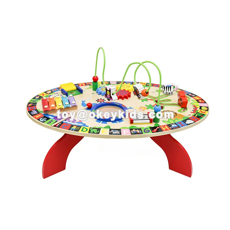 New Design Multi-function Toys Wooden Toddler Activity Table For ...