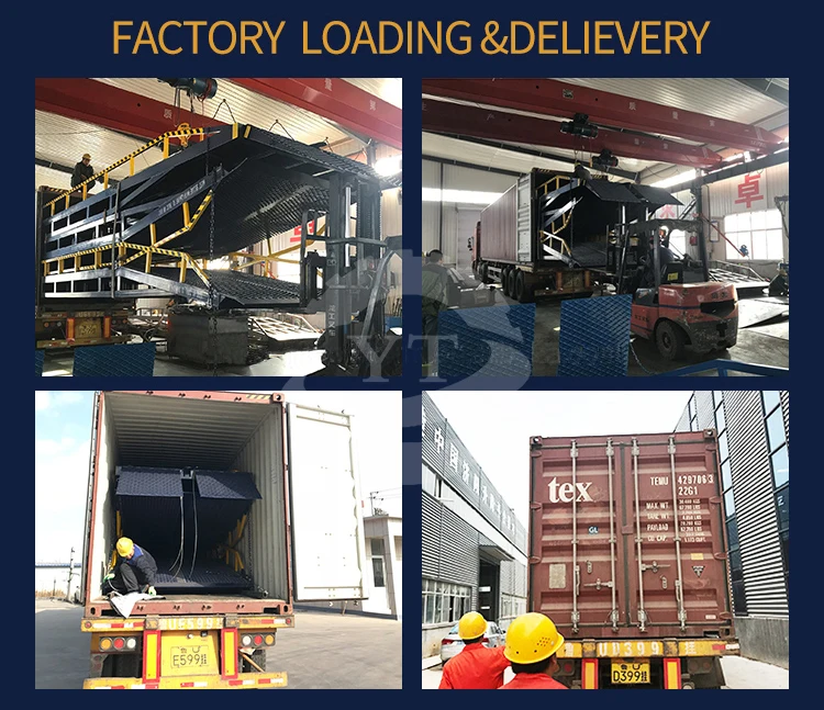 Height Adjustable Mobile Loading Dock Ramp Trailer Container Ramp ...