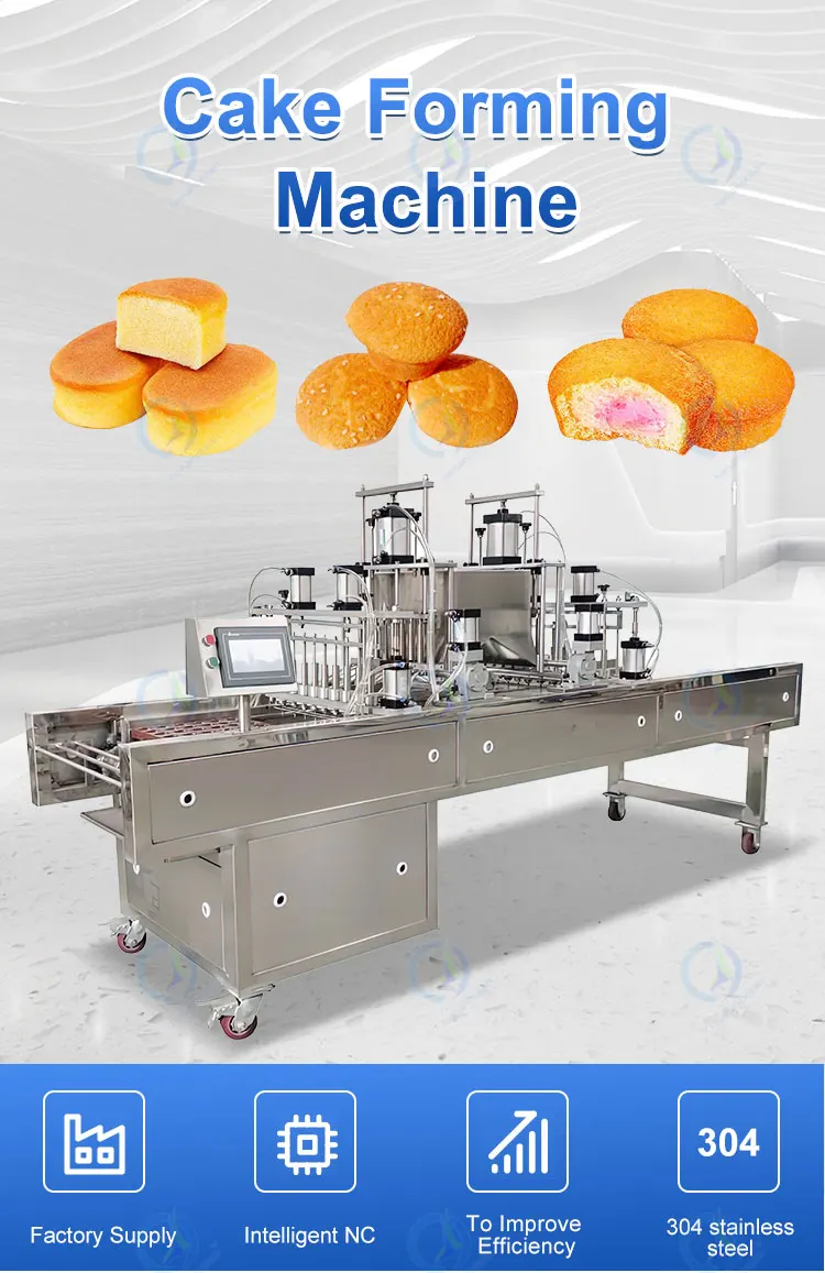 Commercial Use Automatic Bakery Equipment Muffin Cupcakes Maker Making ...