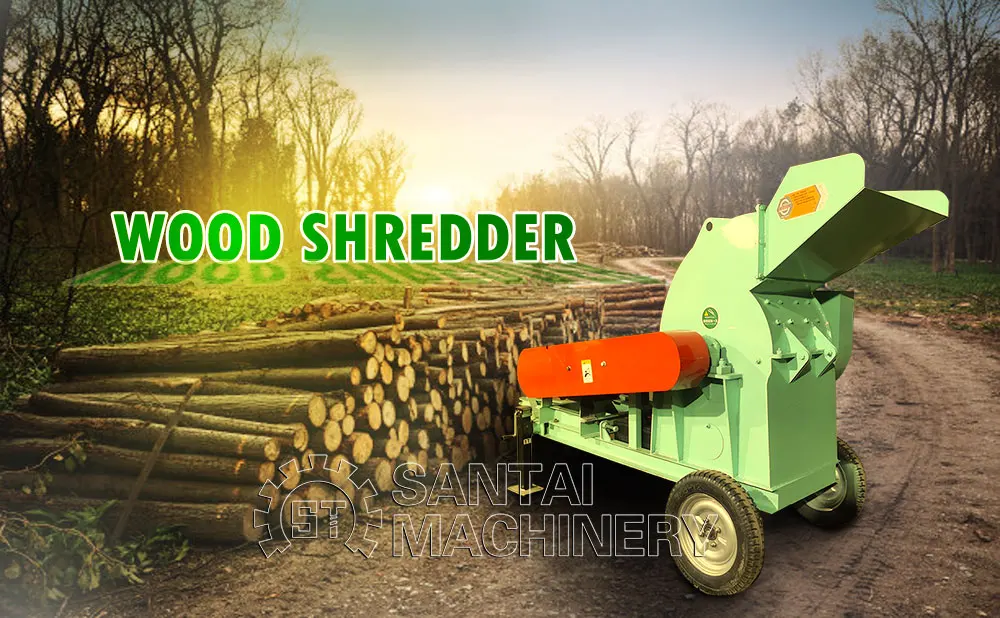 Industrial Wood Shredder Sawdust Making Machine Large Wood Branches ...