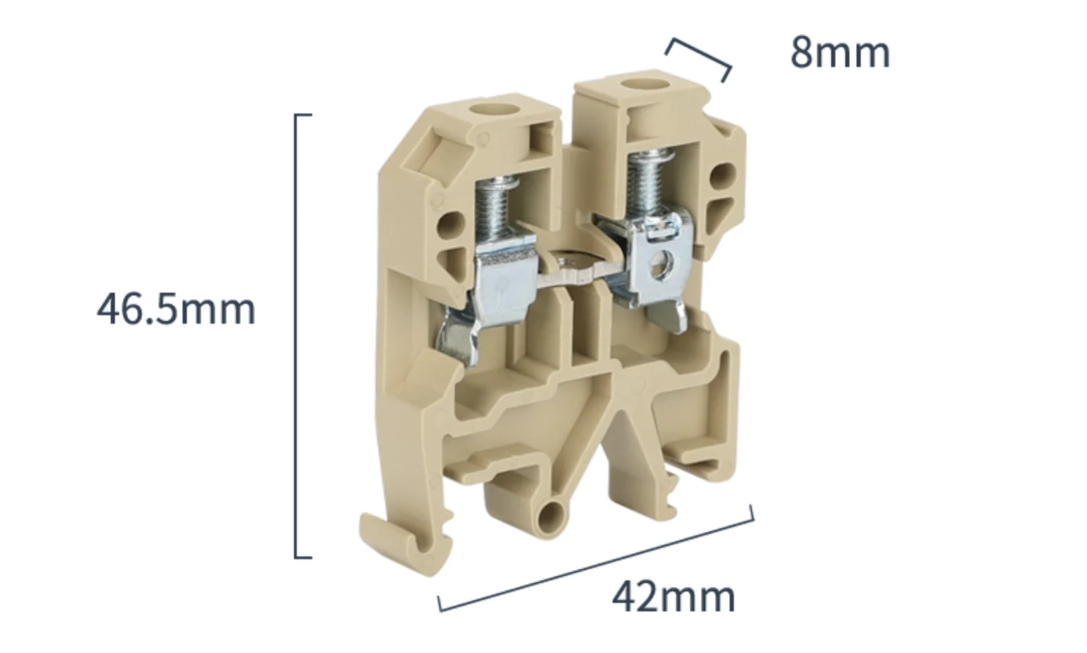 SAK6EN Universal Screw Connection Feed-through SAK6 SAK 6 mm Wire Electrical Connector DIN Rail ...