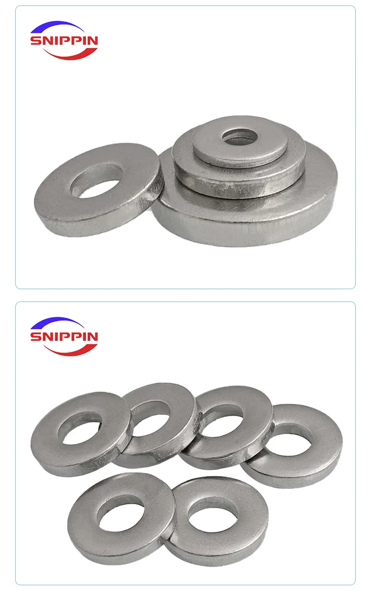 304 Stainless Steel Heavy-Duty Flat Washer DIN7349 Thick Washer Thickened Flat Washer 3 4 5 6 8 ...