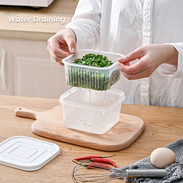 Fresh Preservation Vegetable And Fruit Kitchen Storage Box With ...