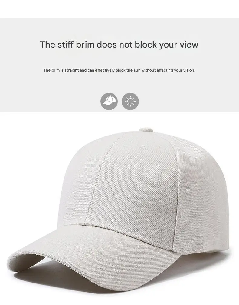 Plain Men's Baseball Cap Without Patterns Baseball Cap Bulk Cheap Price ...