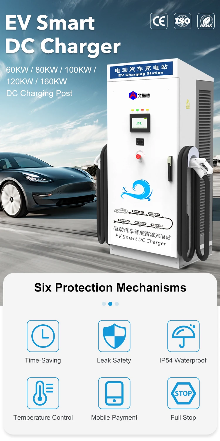 Chinese Standard Three Phase Ac380v 60kw 90kw 120kw 160kw 240kw Commercial Dc Ev Fast Charger ...