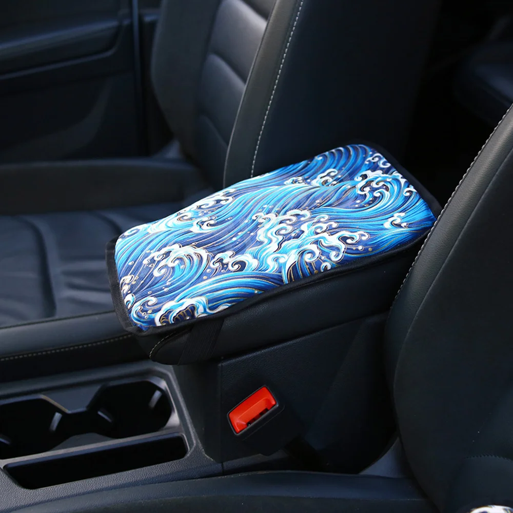 Car Center Handrail Box Cover Armrest JDM Ukiyo-e Cars Storage Carpet ...