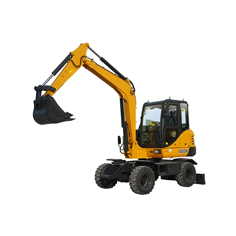 6 Ton Mini Wheeled Excavators Xe60w With Imported Engine - Buy Hitachi ...
