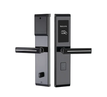 High Security Rfid Hotel Lock System Electronic Keyless Door Handle ...