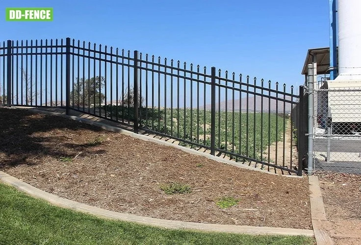 Heavy Duty Steel Modern Galvanized Black Welded Outdoor Ornamental ...