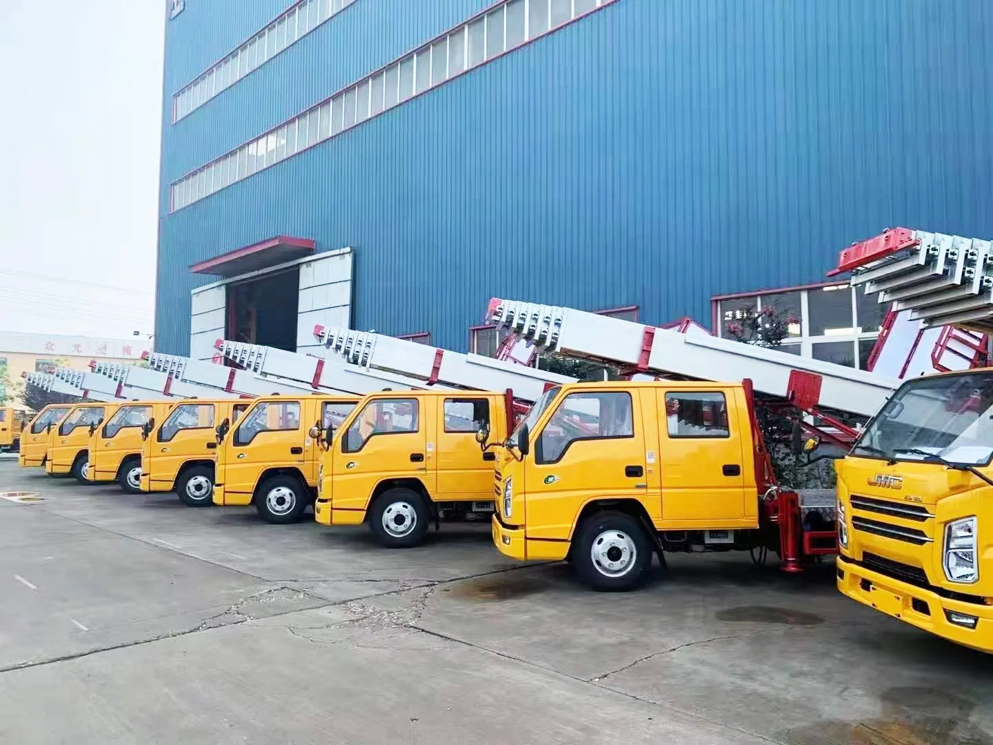 32m 36m Aerial Ladder Platform Truck 4x2 New Jiuhe Telescopic Boom ...