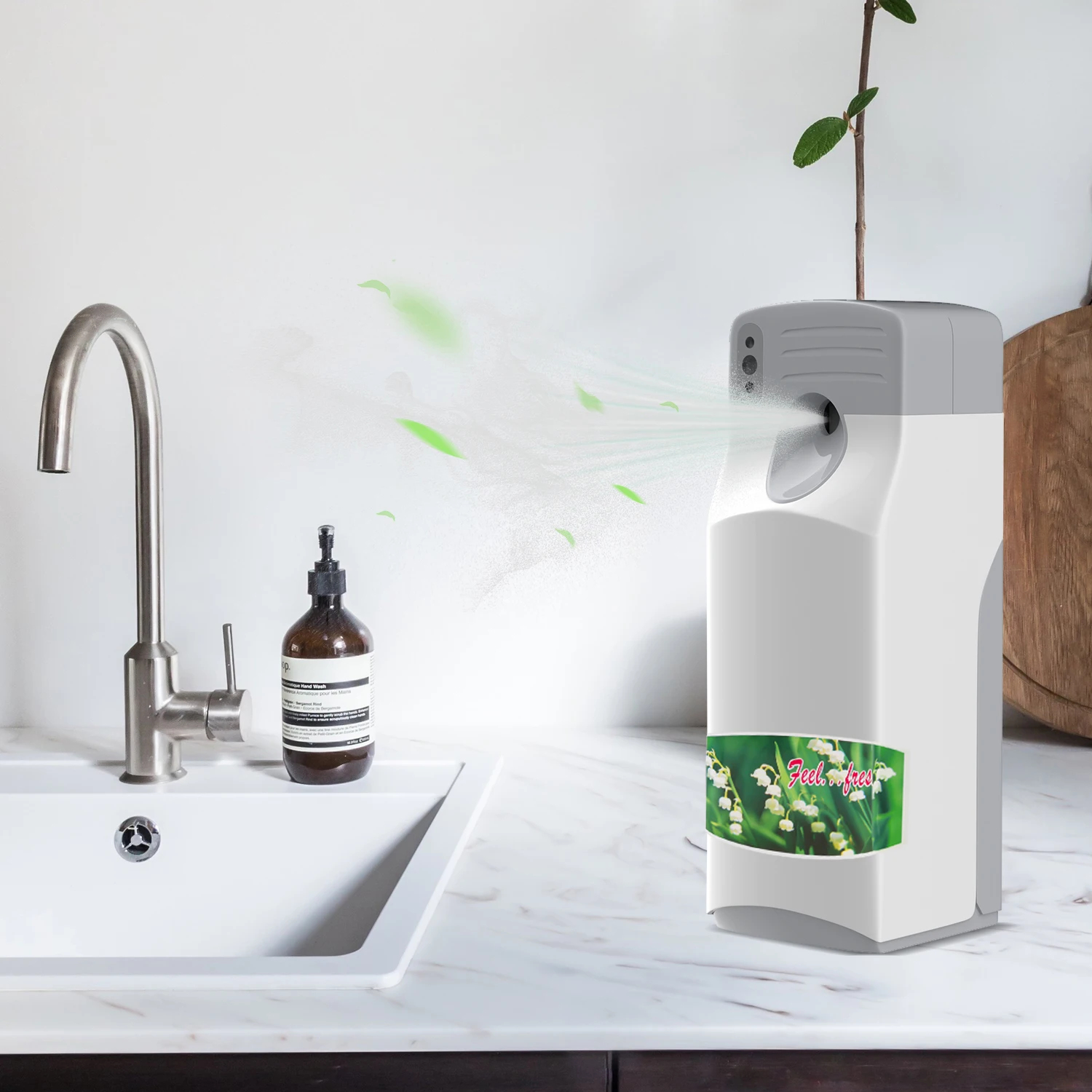 Automatic Perfume Toilet Spray Aerosol Dispenser Lcd Battery Operated ...