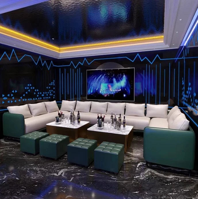 Custom Modern KTV Sofa Set for Home Bar Outdoor Coffee Combining ...