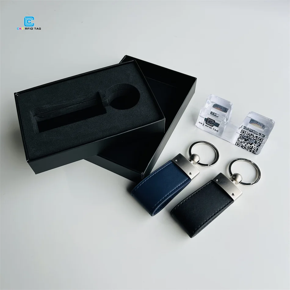 Personalized Laser Engraving Logo Sublimation Blank Leather Nfc Tag ...