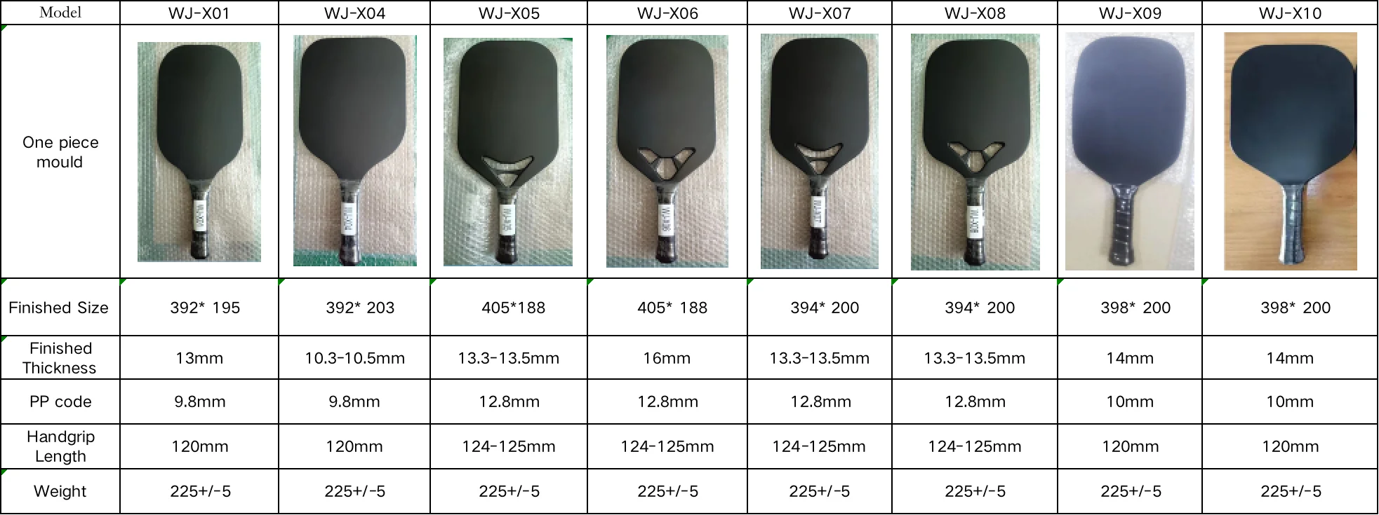 Light Weight High Quality Graphite Pickleball Paddle Carbon Fiber ...