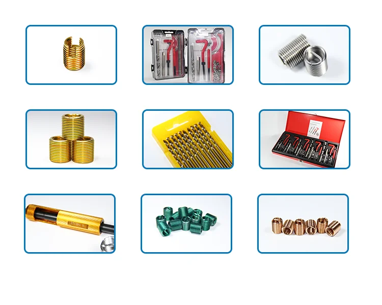 304 Stainless Steel Wire Thread Inserts Effective for Repairing Torn or ...