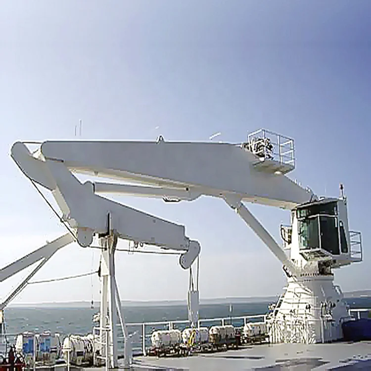Marine Knuckle Boom Loader - Efficient Ship Loading Crane
