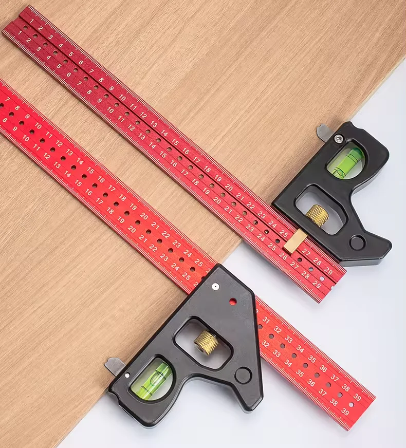 Adjustable Woodworking Combination Angles Ruler - QS5886