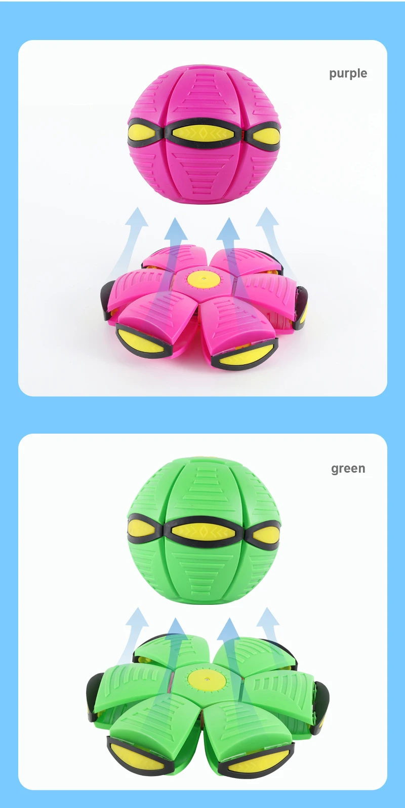 New Strange Magic Flying Saucer Ball Children's Decompression Vent Ball ...