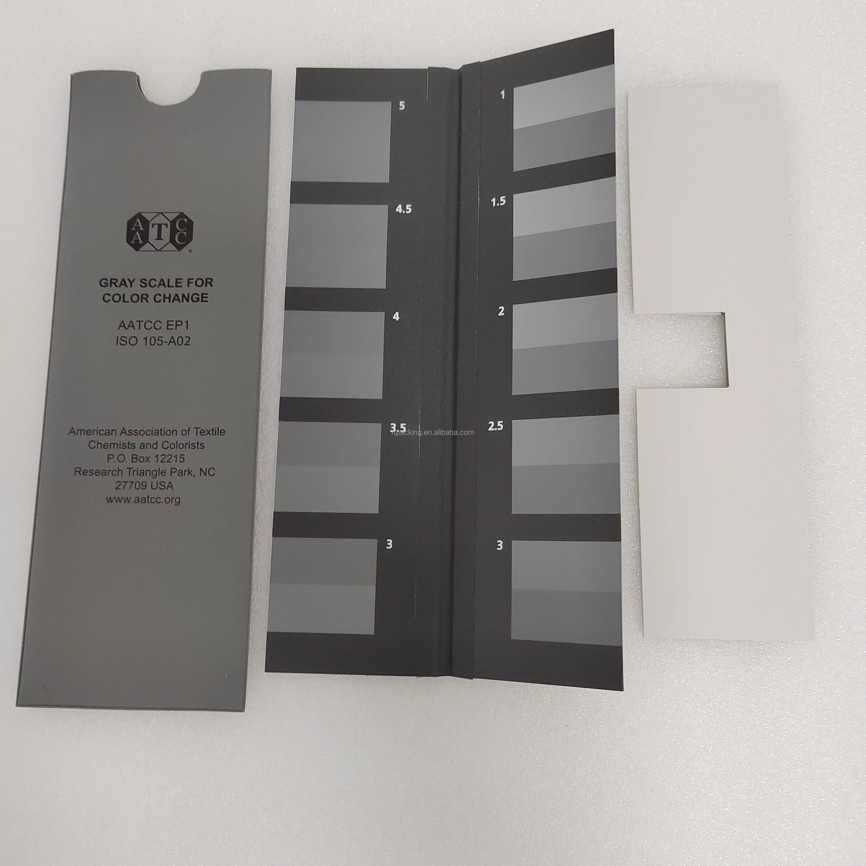 AATCC A02 & A03 Gray Scale - Color Change & Staining Standards