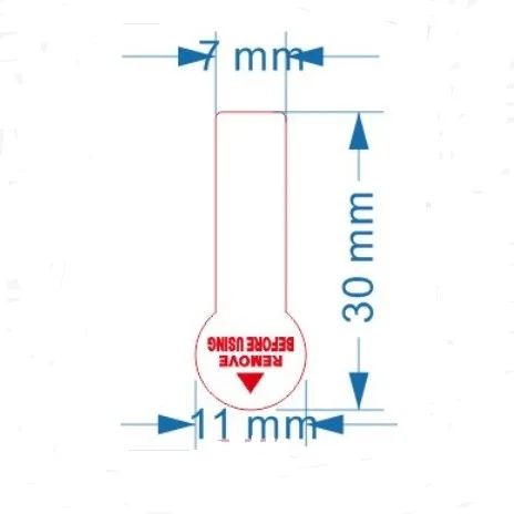 White / Clear Plastic Battery Pull Tabs, Battery Isolation Strip for AA ...