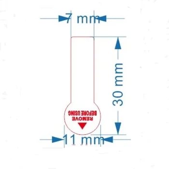 White / Clear Plastic Battery Pull Tabs,Battery Isolation Strip For Aa ...
