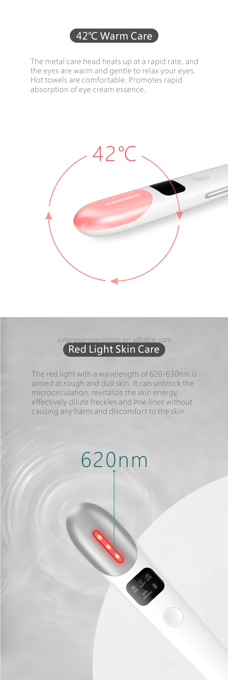 Brand New Lifting Eye Facial Skincare Wand Ems Beauty Instrument Rf ...