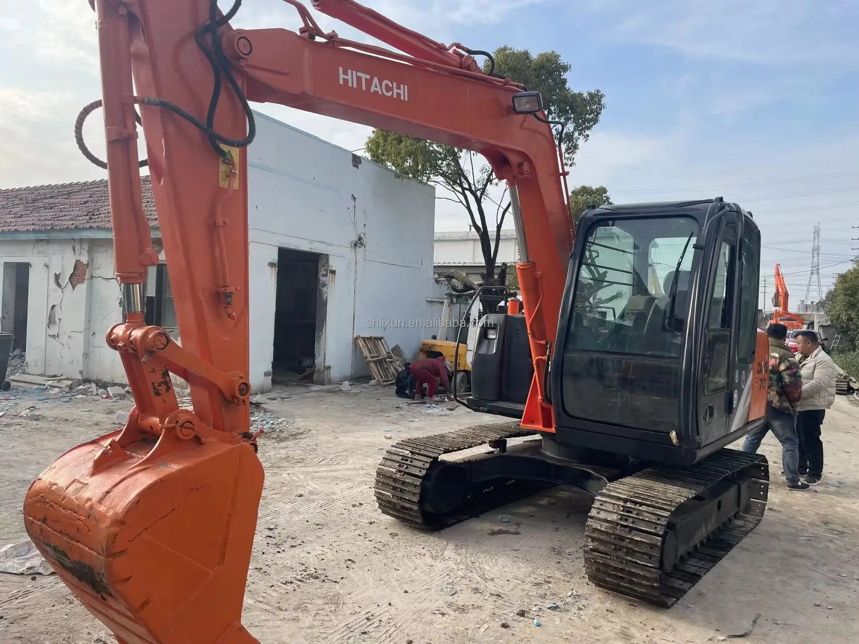 Used Excavator Hitachi Zx70 Mini 7tons Second Hand Machine Cheap Price Used 7ton Hitachi Zx70 ...
