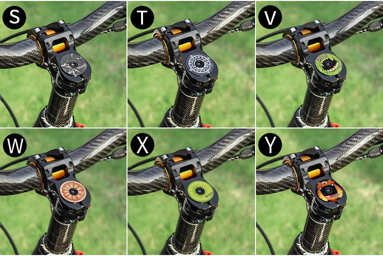 Muqzi Custom Bicycle Stem Cap Mtb Road Bike Headset Cap Aluminum Alloy ...