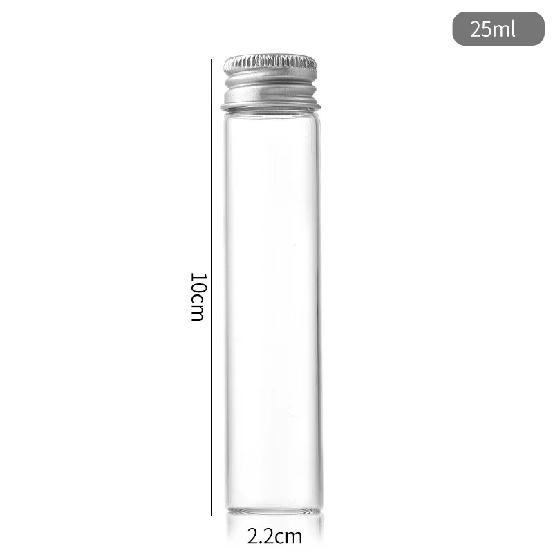 Screw Neck Glass Vials - Ideal for Medicine & Liquid Storage