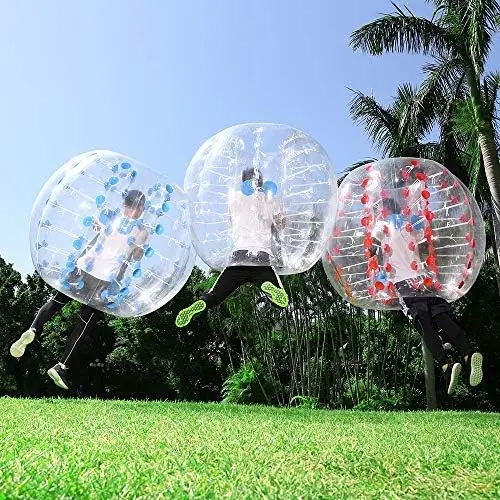 Adult Tpu / Pvc Inflatable Bumper Ball Human Bubble Football Soccer ...