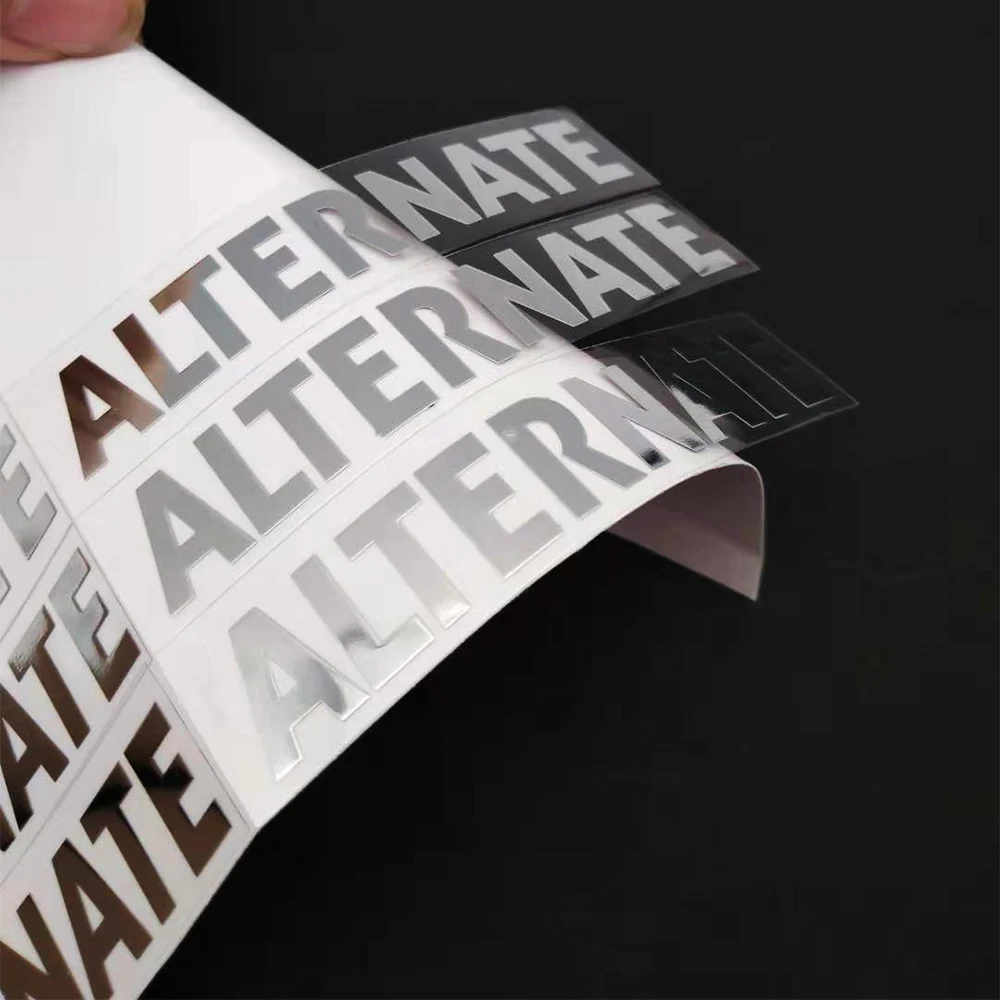 Custom Electroformed Metal Nickel Stickers - Luxury Craft
