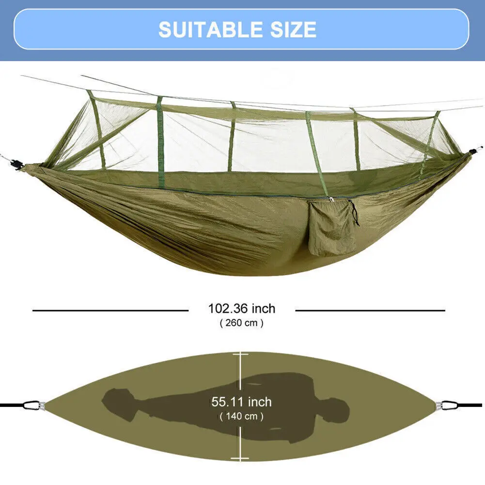 Factory Wholesale Custom Double & Single Travel Camping Hammock ...