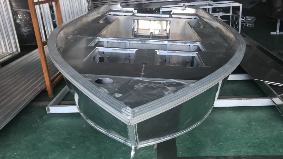 Ecocampor 19ft All Welded Aluminum Fishing Bait Boats