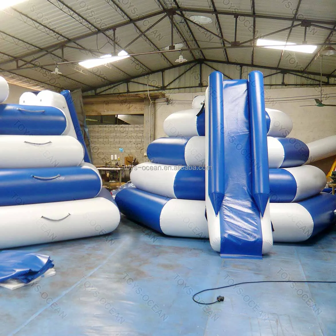 Custom Commercial Grade PVC Swimming Pool Slide Floating Inflatable ...
