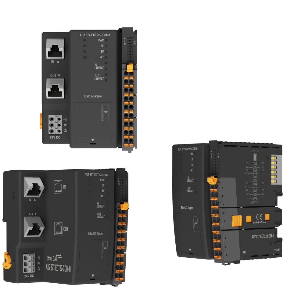 Industrial Digital Input Output Profinet Ethercat I/o Modbus To Ethernet Converter Pulse Module ...