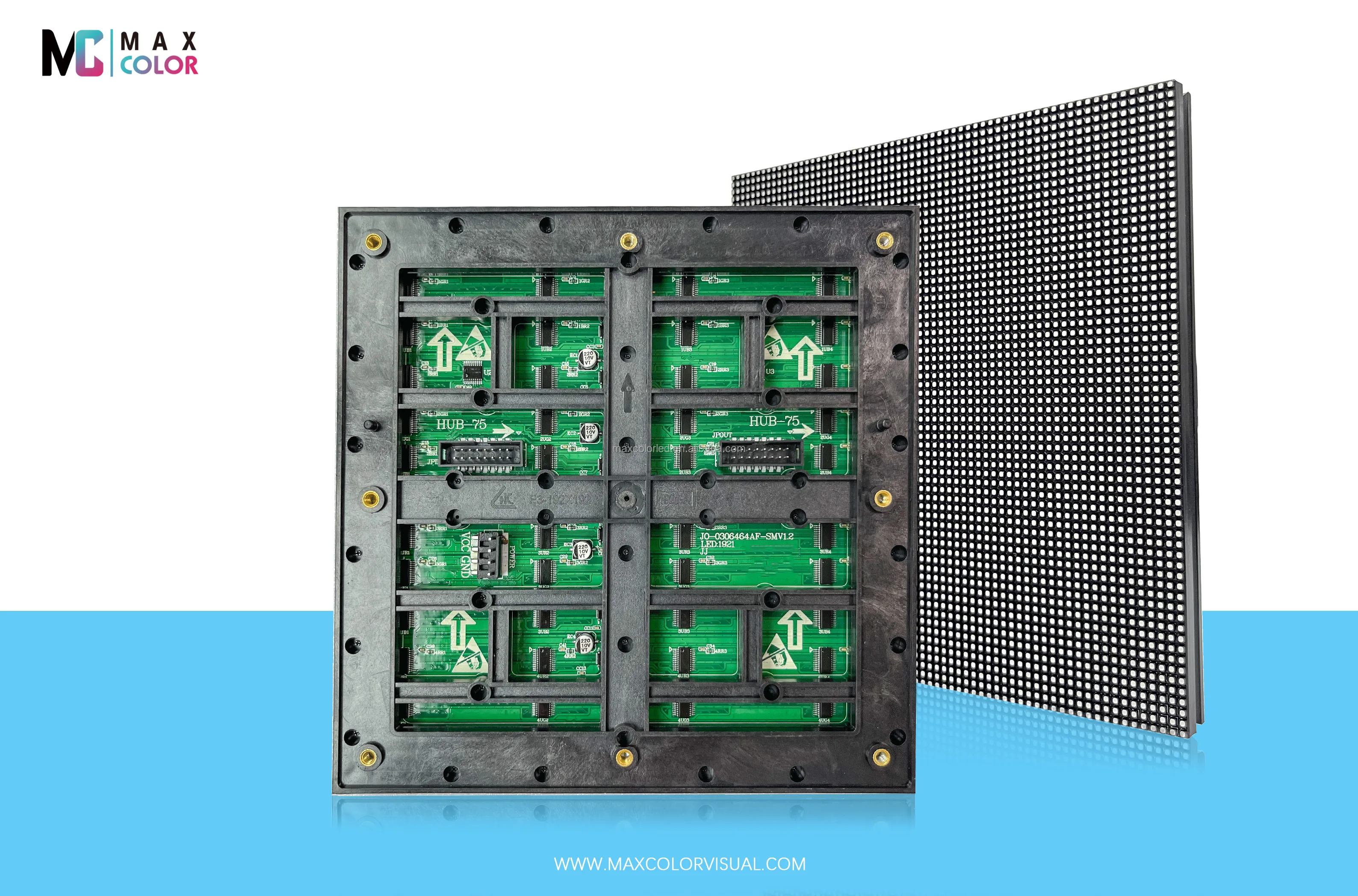 Outdoor P3 192X192mm LED Display Screen Module With Mask Waterproof ...