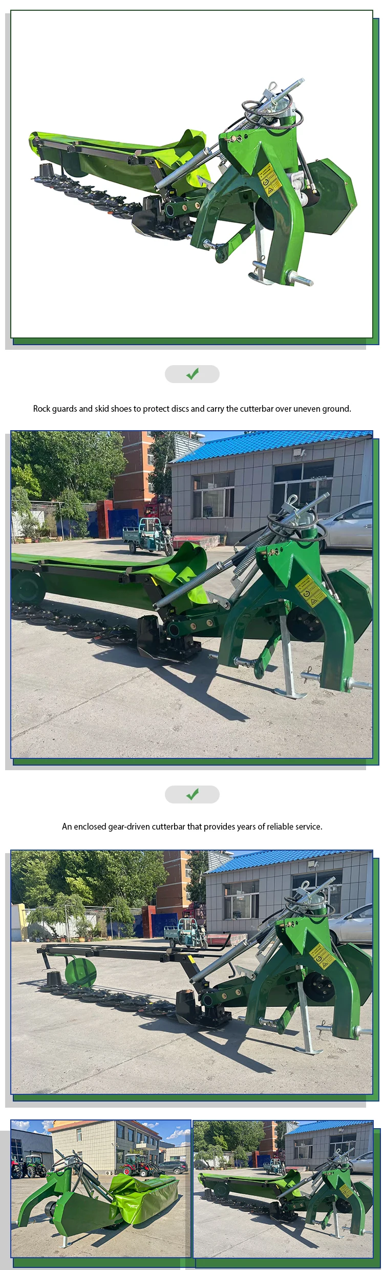 New 3 Point Hitch Walk Behind Disc Sickle Bar Mower For Tractor Price ...