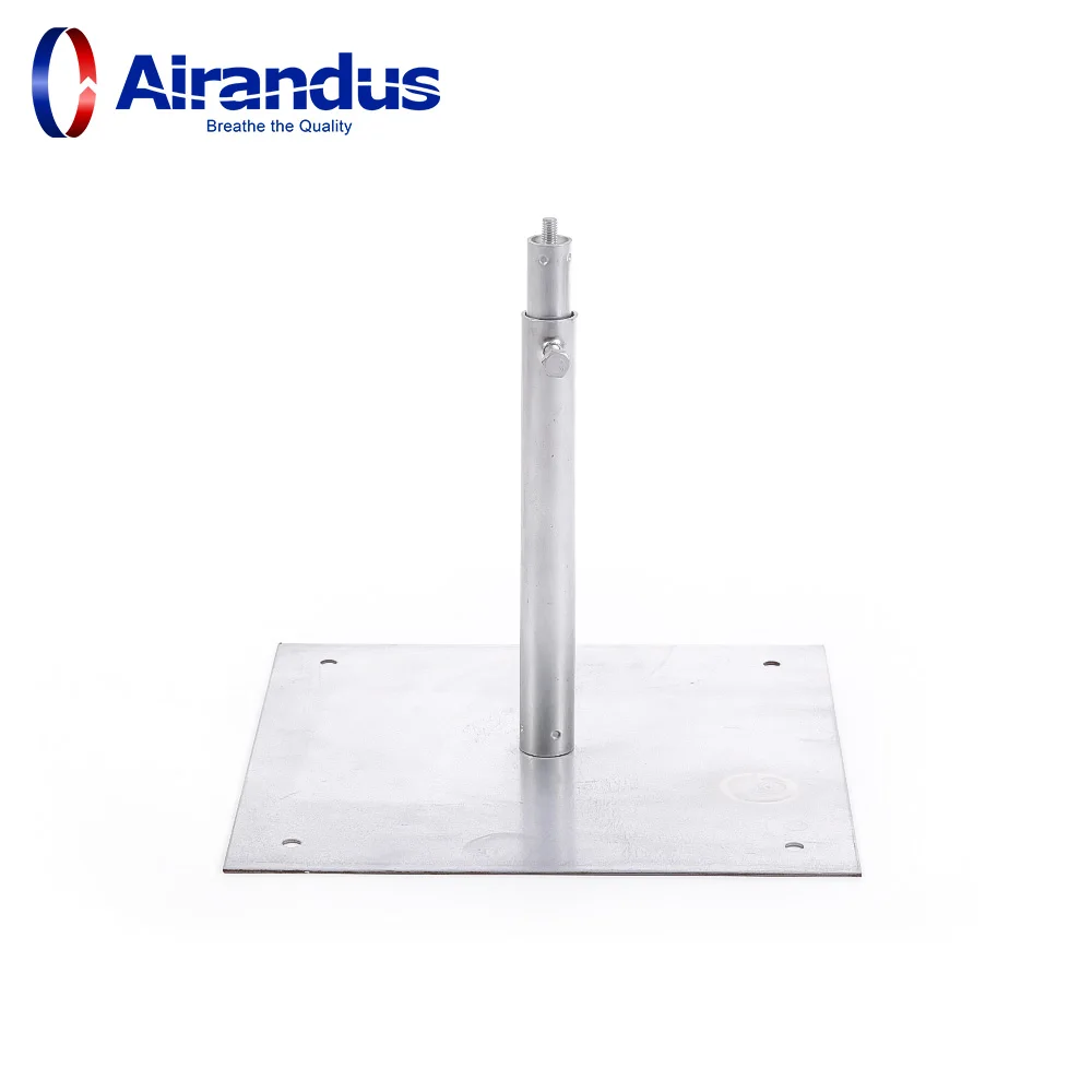 HVAC System Galvanized Sheet Telescopic Tube Set Duct Support