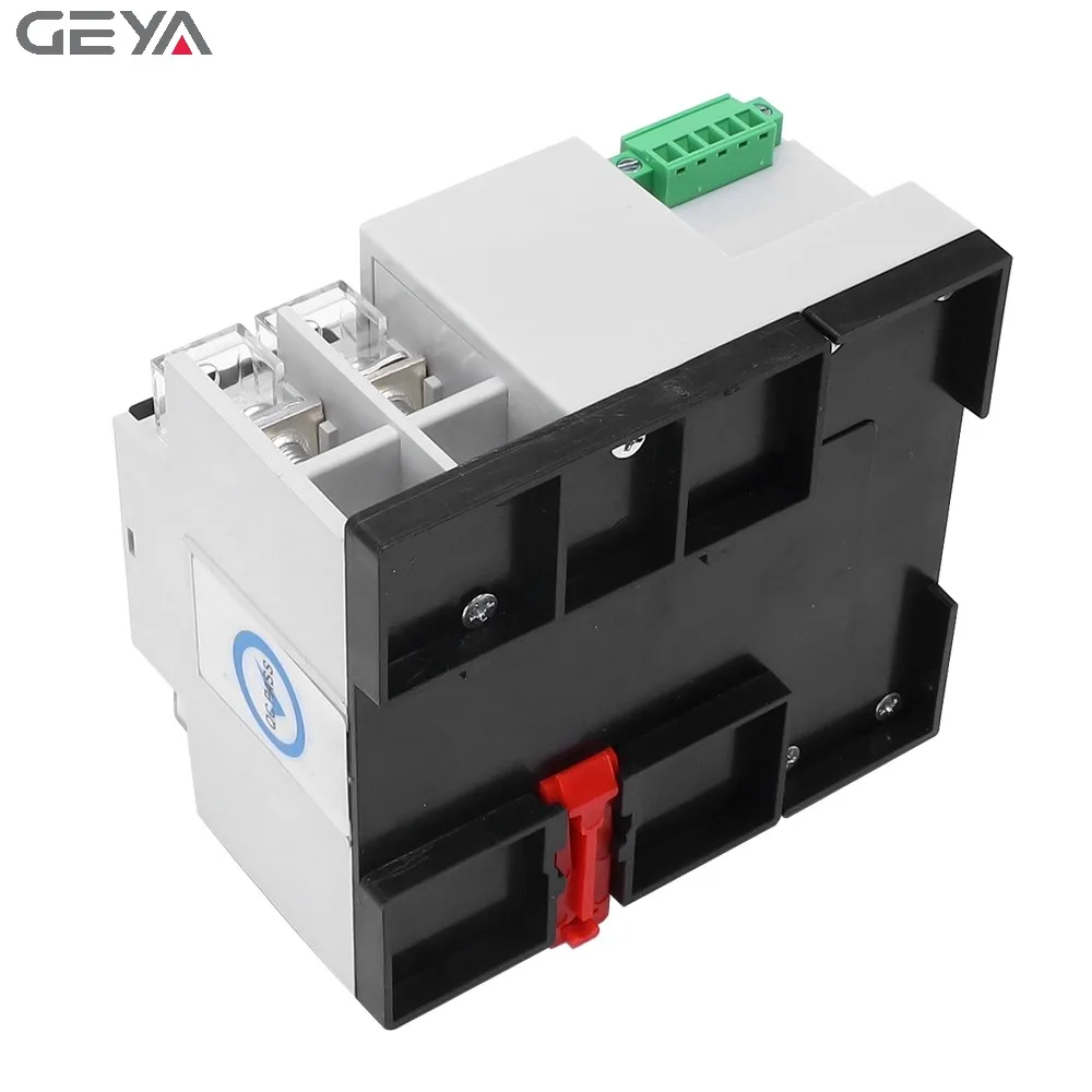 Mini Ats 2X Din Rail 2P ATS Dual Power Electrical Selector Swit ...