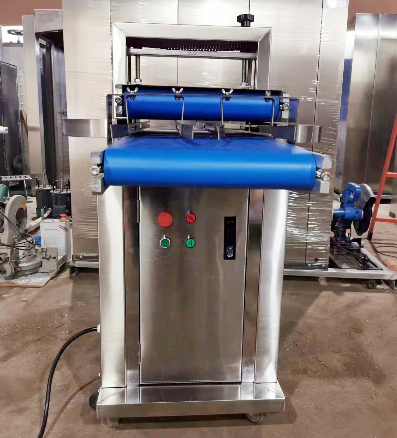 Automatic Bread Full Cutting Machine Burger Slicer Hot Dog Bun Half ...