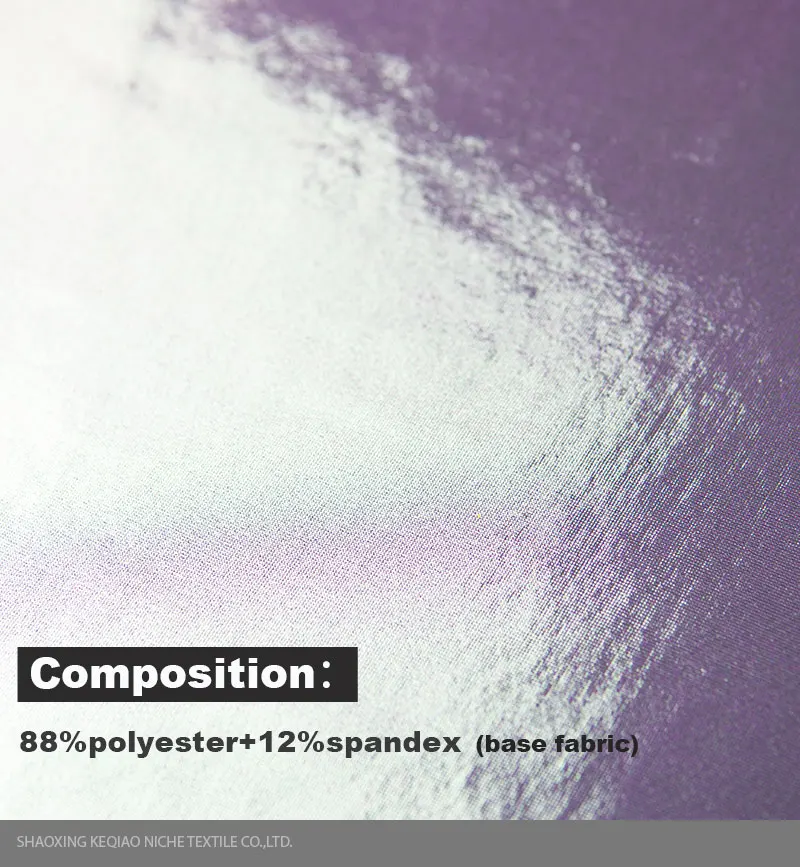 OEM Polyester Stretch Comfortable Durable Holographic Foil Print ...