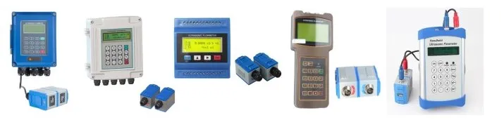 High Quality Clamp-on Flow Transmitter 4~20ma Non Contact Ultrasonic ...