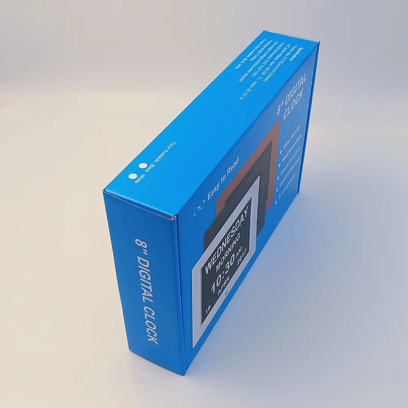 Large Display Digital Clock 10 Inch Led Backlight Remote Control With ...