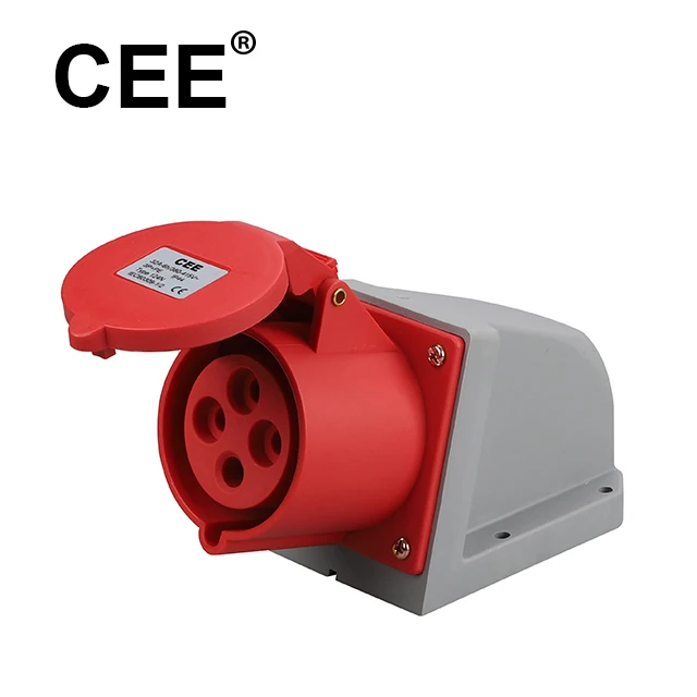 CEE 16A 3P+E 4P 380-415V 6H IP44 Power Plug for Industry
