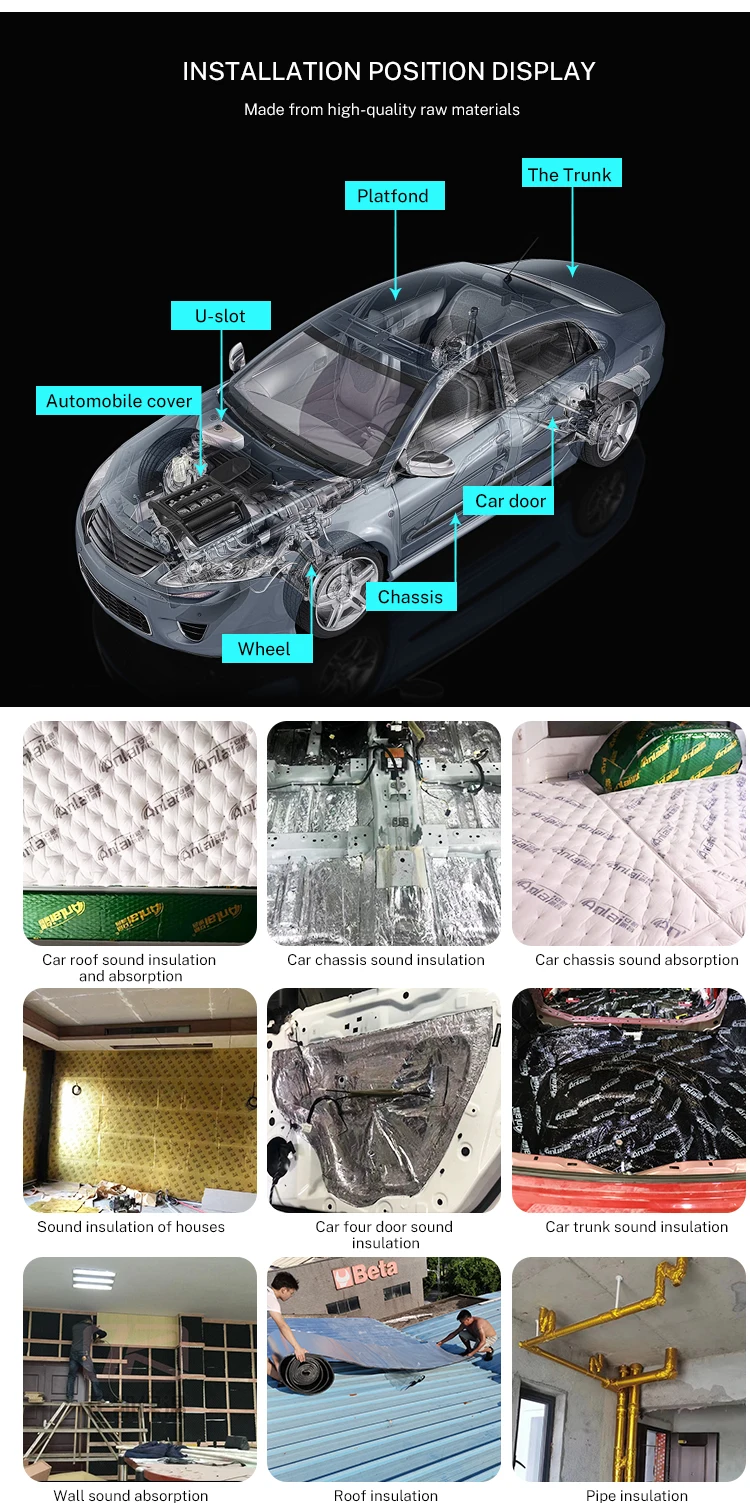Car Damping Sheets - Soundproofing & Noise Insulation